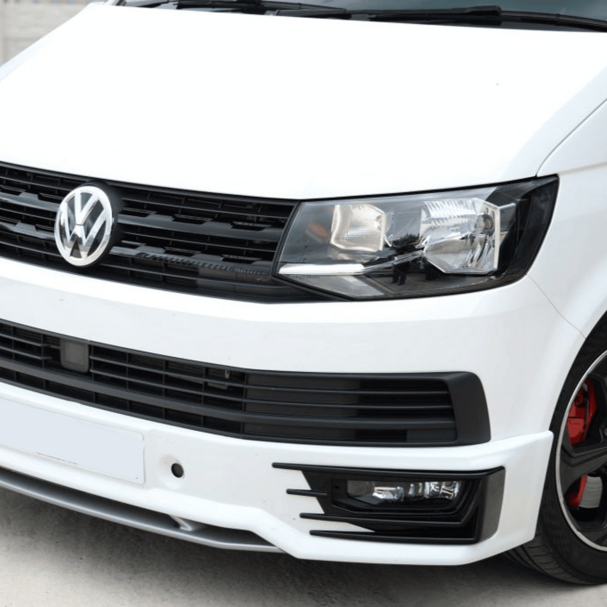 For VW Transporter T6 R-Line Front Grille Trims - Gloss Black – VAN-X GmbH