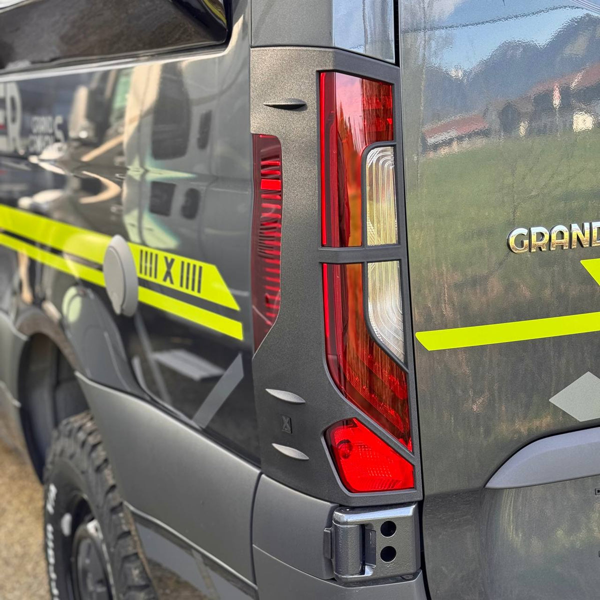 For Mercedes-Benz Sprinter 907 Rear Light Guards | Tail Light Protecto ...