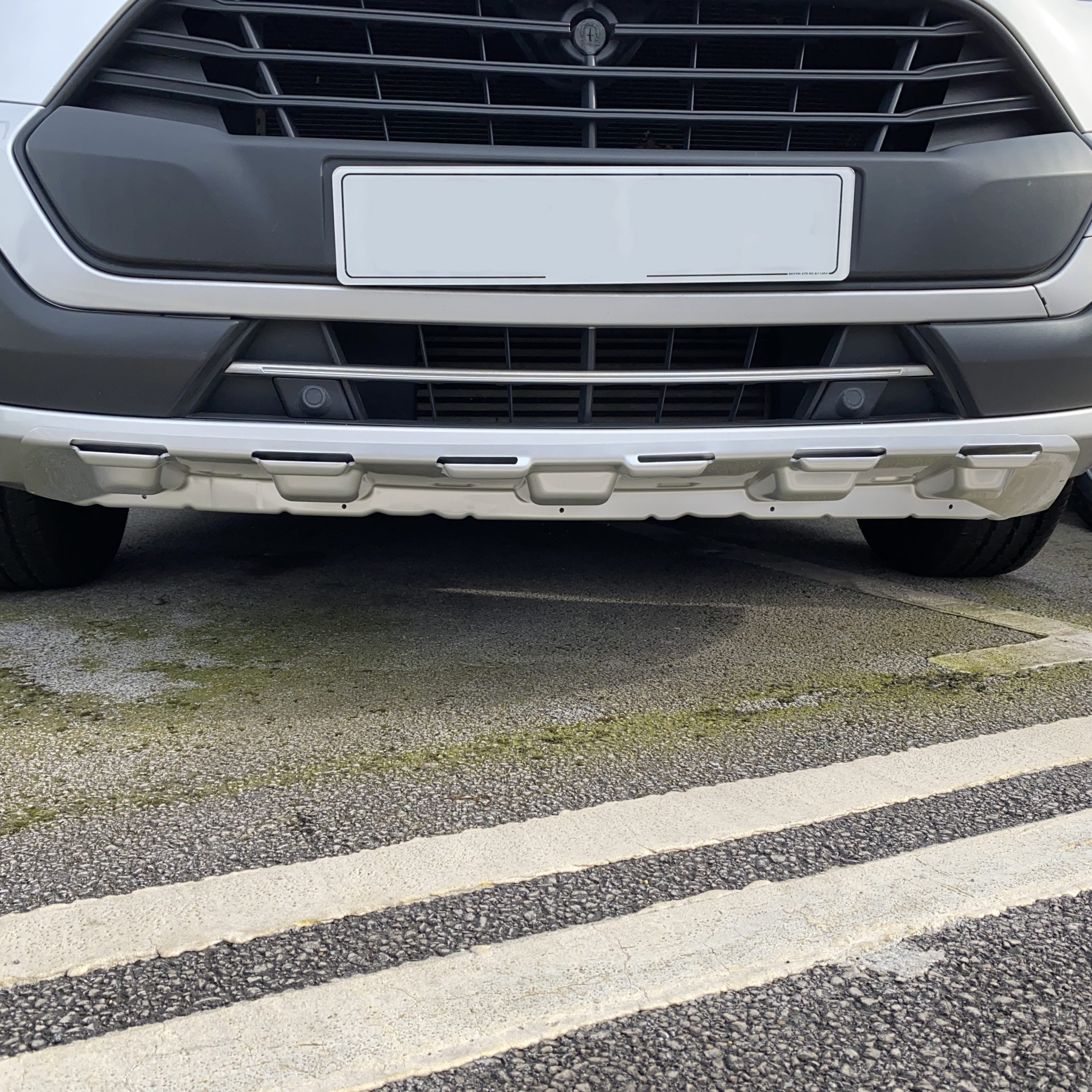 Ford Transit Custom MK1 Front Lower Bumper Protector/Mudguard (Silver ...