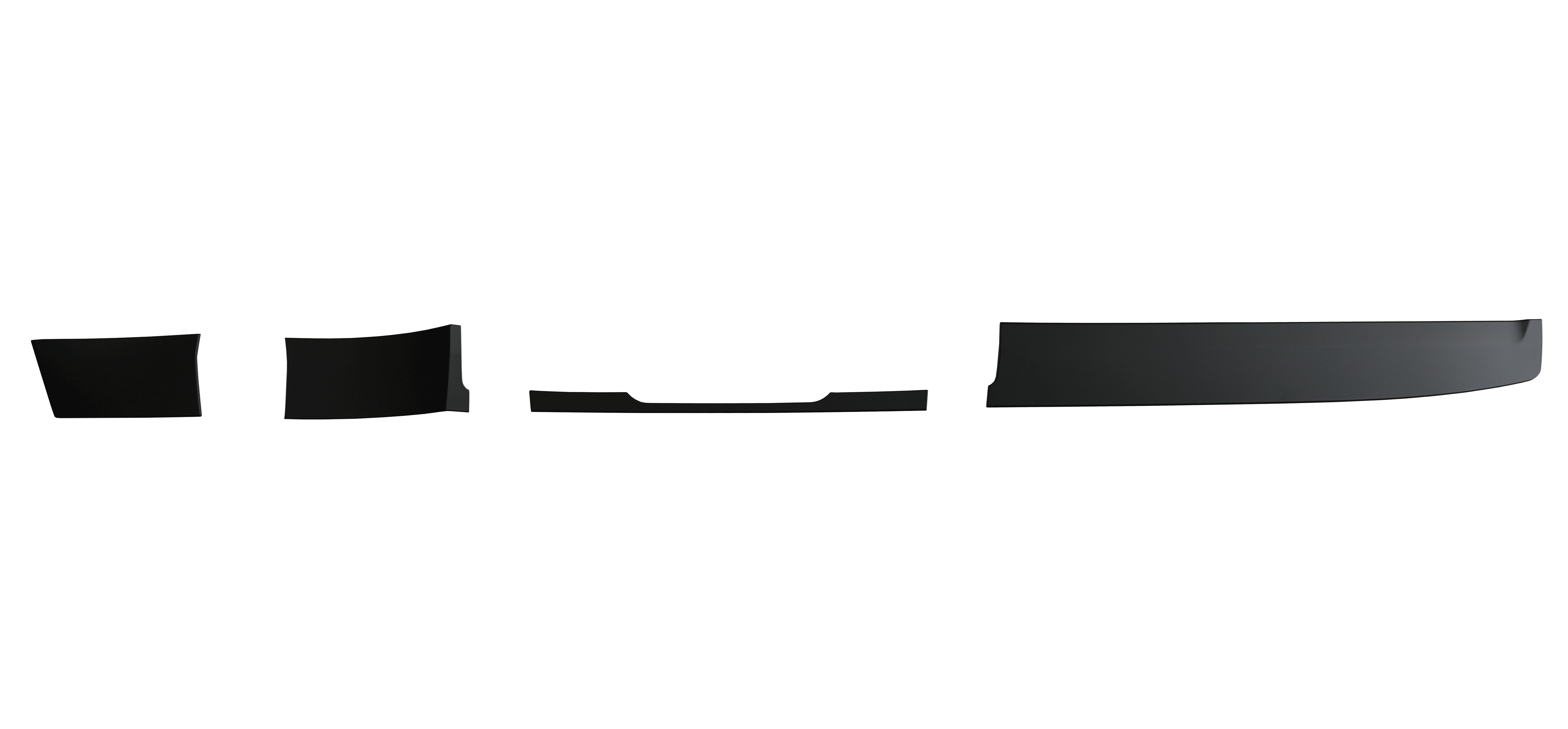 VW Transporter T6 Lower Dash Styling Trims Comfort Dash LHD Matte Blac ...