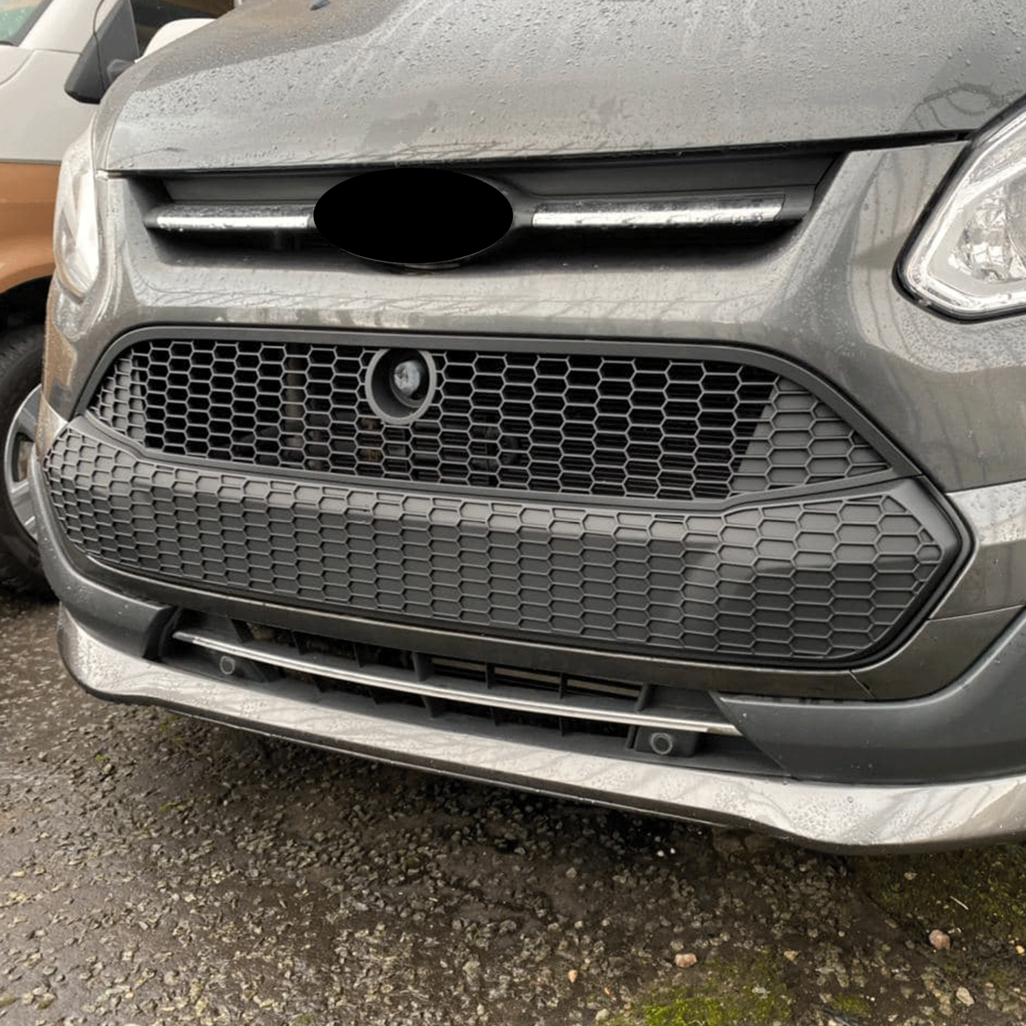 For Ford Transit Custom Front Grille Honeycomb Modified 2012 - 2018 MK ...